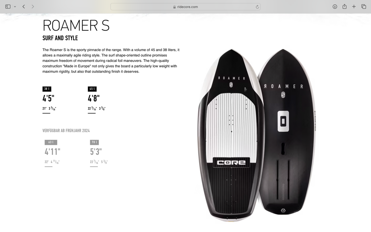 Core Roamer S – Gold Coast Kiteboarding